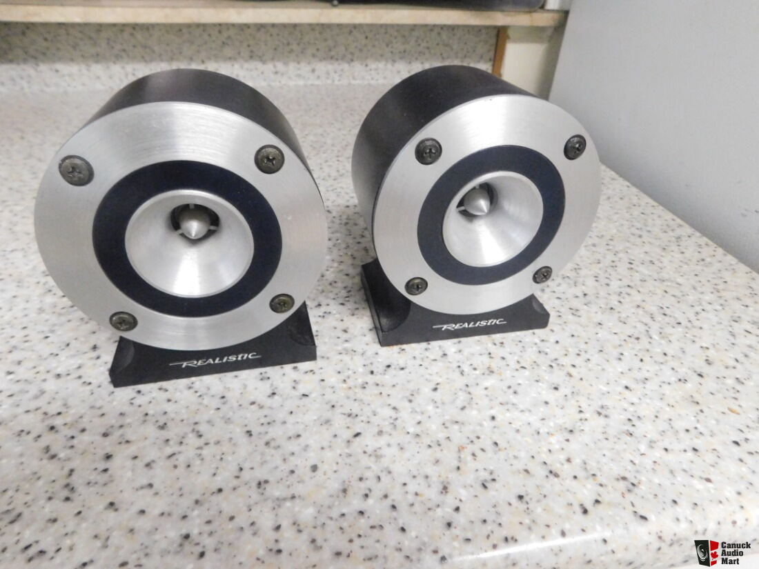Vintage Realistic 40-1310A Super Tweeter Speakers Pair Set Of 2 Tested ...