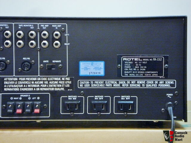 Rotel RA-1312 integrated amp Photo #5734482 - Canuck Audio Mart