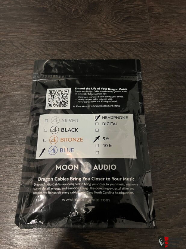 Moon Audio Blue Dragon HD800/820/Campfire Cascade Cable - 5Ft 4.4 ...
