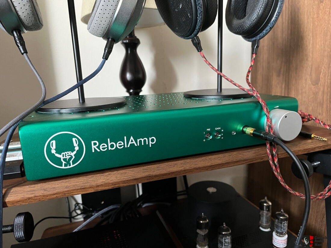 RebelAmp Class A headphone amp (Rebel Amp) in green For Sale - US Audio ...