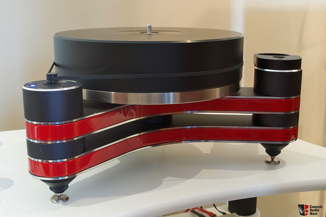 Clearaudio Innovation Turntable in Red Lacquer SEE PHOTO Dealer Ad - US ...
