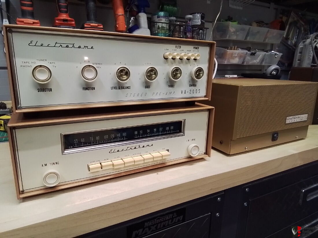Electrohome Tube Stereo System - Amp, Preamp, and AM/FM Tuner Photo ...