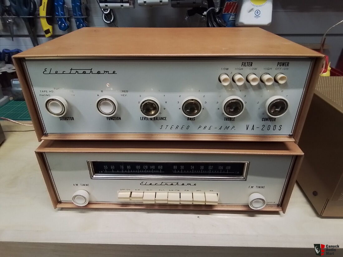 Electrohome Tube Stereo System - Amp, Preamp, and Tuner (pending TOM ...