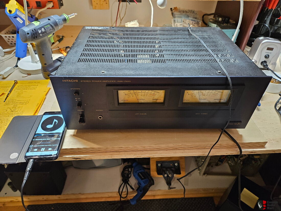 Hitachi HMA 7500 Amplifier Restored Photo #5743857 - Canuck Audio Mart