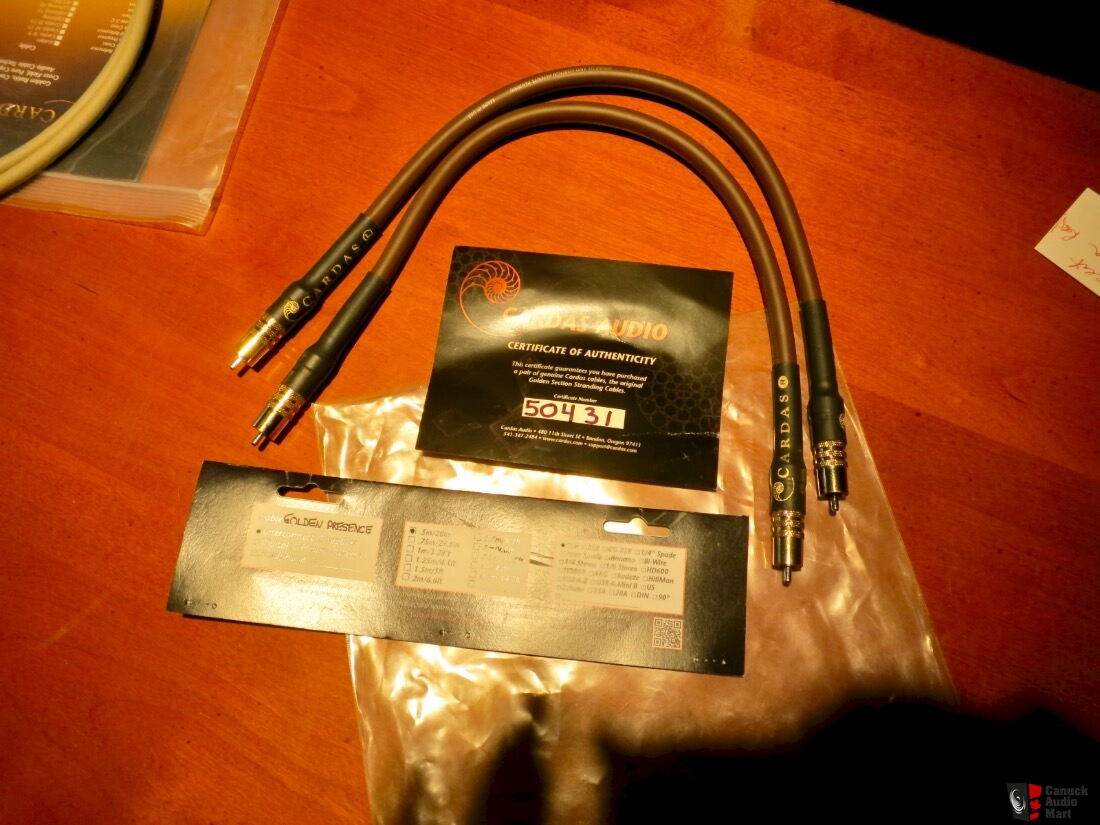 Cardas Golden Reference 0.5M RCA Photo #5747955 - Canuck Audio Mart