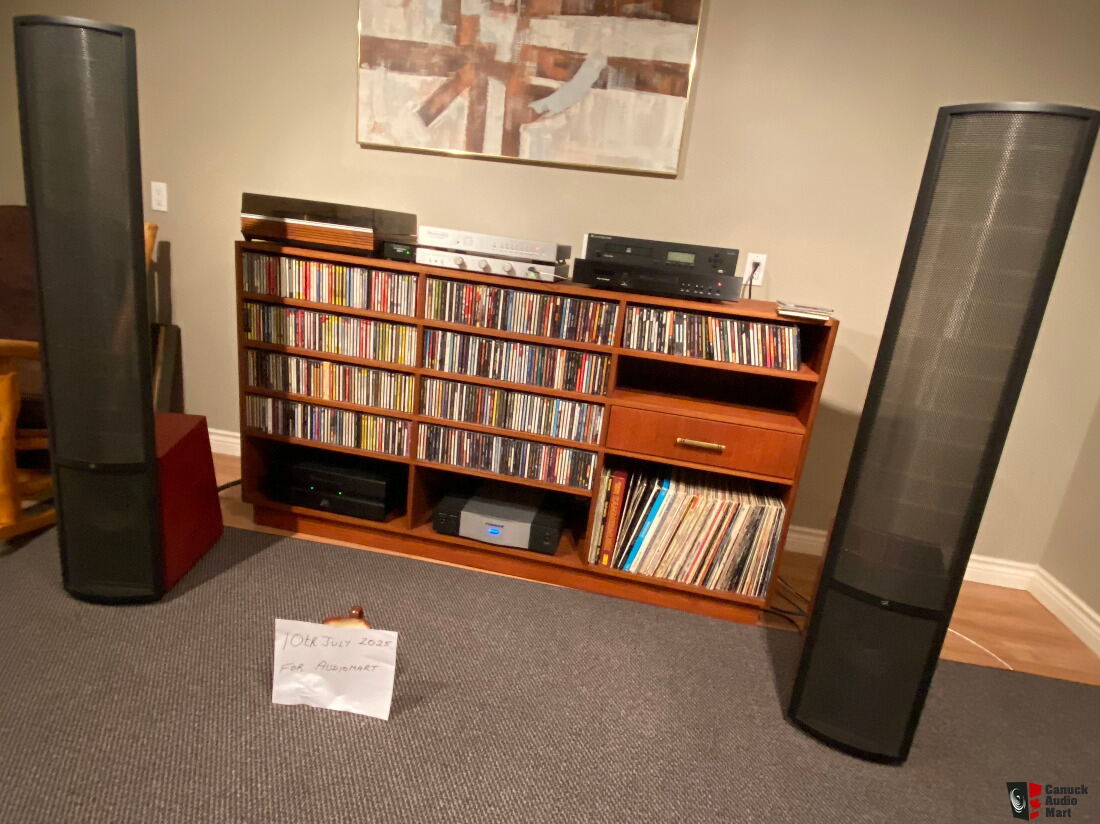Martin Logan Vantage speakers and Bryston 4B SST amplifier, mint ...