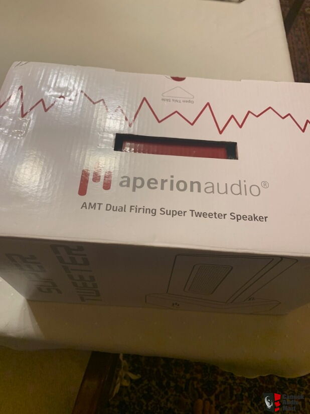 Aperion Audio Dual AMT Ribbon Super Tweeter Speaker Pair Photo #5755894 ...