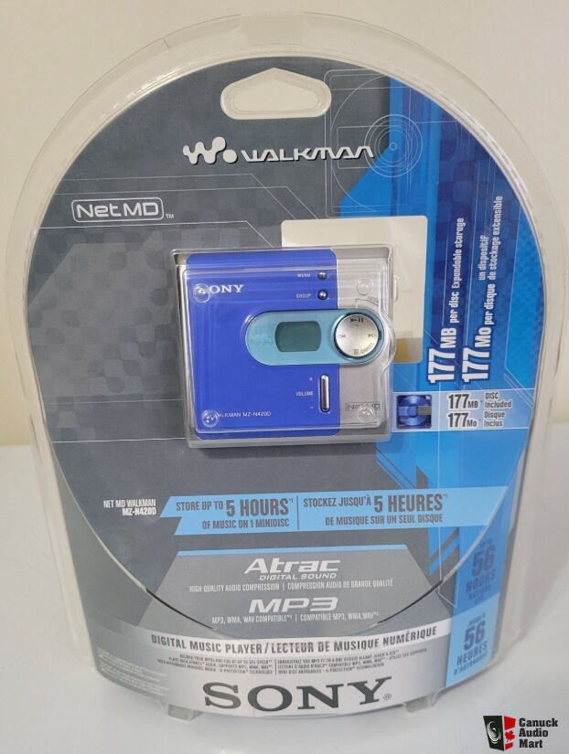 Brand New Sony Net MD Walkman MZ-N420D Mini Disc Player Photo #5756117 ...