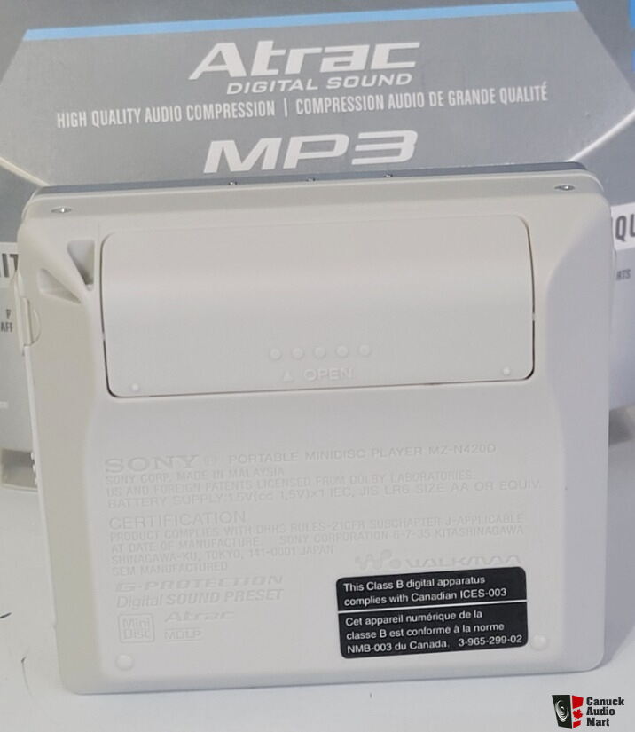 Brand New Sony Net MD Walkman MZ-N420D Mini Disc Player Photo #5756117 ...