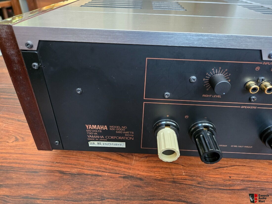 Yamaha MX-2000 Power Amplifier Super Clean with Manual Photo #5757306 ...