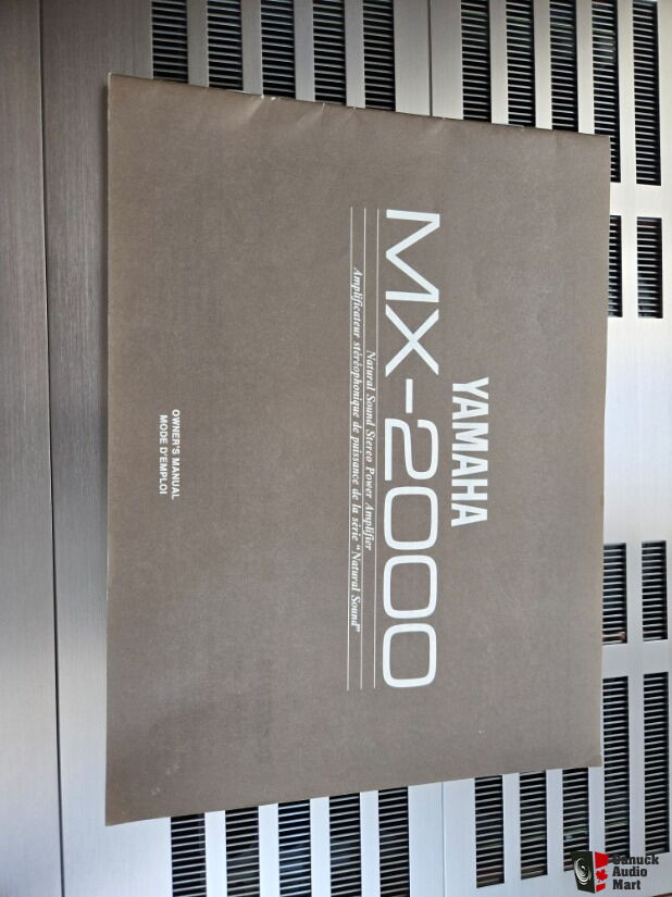 Yamaha MX-2000 Power Amplifier Super Clean with Manual Photo #5757309 ...