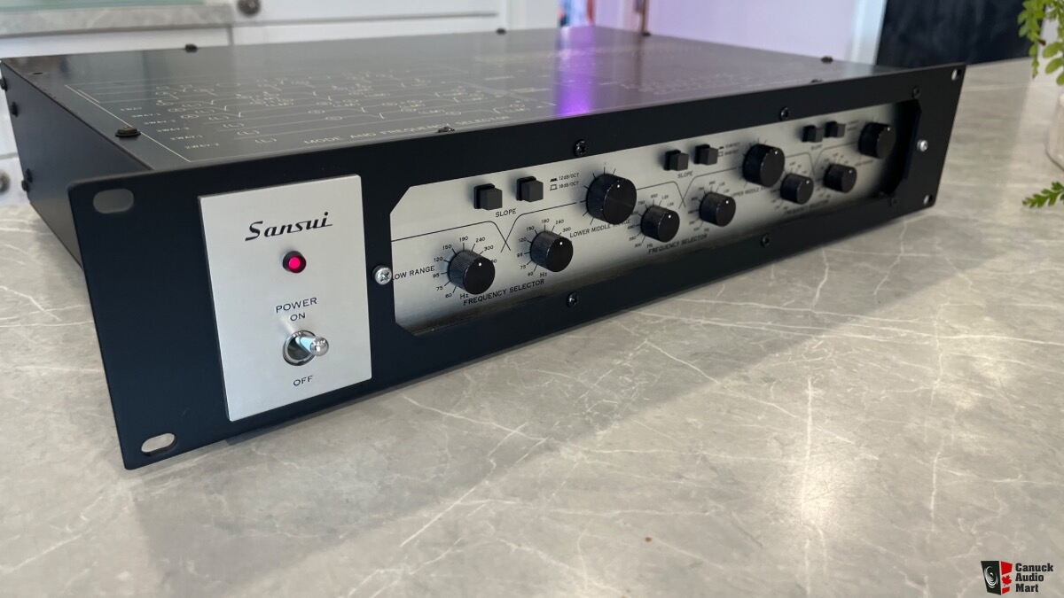Sansui CD10 ELECTRONIC CROSSOVER perfect working 120v free canada ...