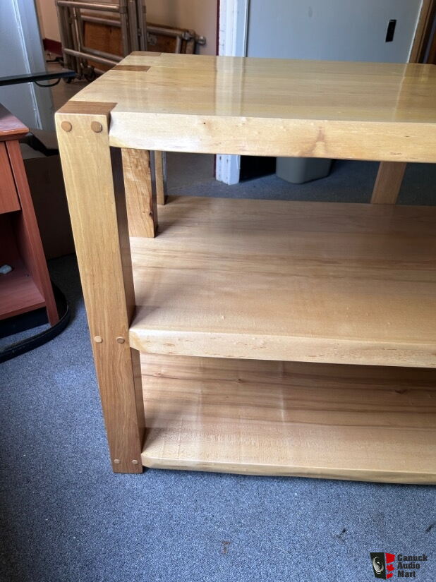 Massive and beautiful custom built maple audio rack Photo #5757947 - US ...