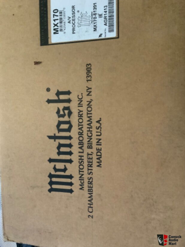 Mcintosh MX 170 For Sale - Canuck Audio Mart