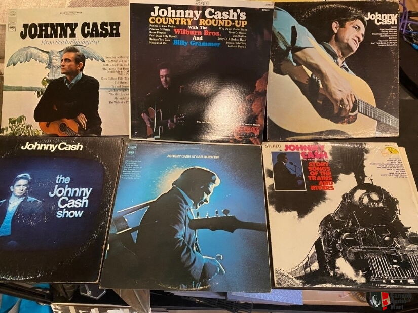 Johnny Cash 6 Album Lot Vinyl Records For Sale - US Audio Mart