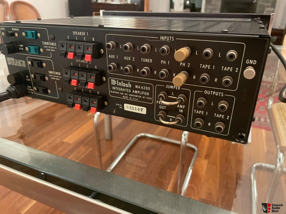 McIntosh MA6200 Integrated Amplifier - Excellent Condition, Serviced ...