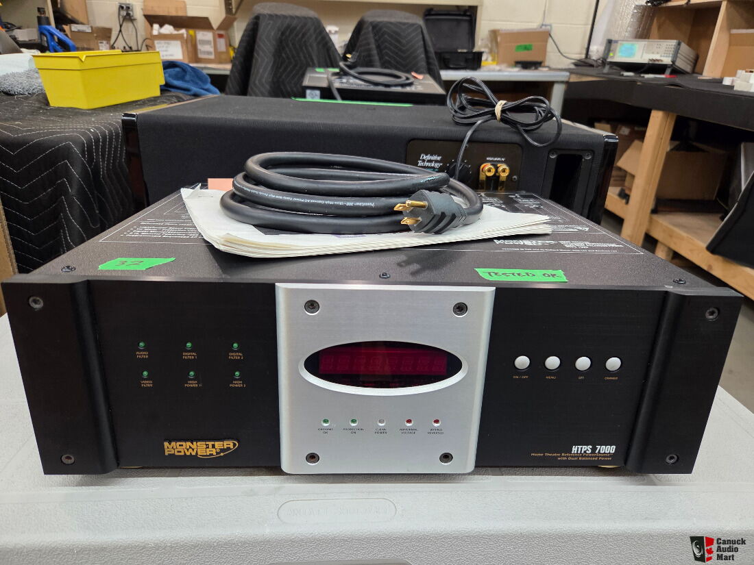 MONSTER POWER HTPS 7000 Power Conditioner: VERY GOOD Condition; acX ...