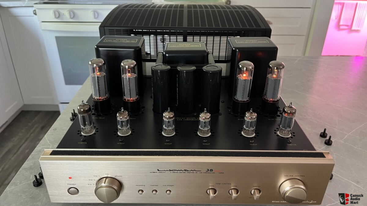 Luxman signature SQ-38 SQ38 tube amp MINTY perfect working 120volts ...