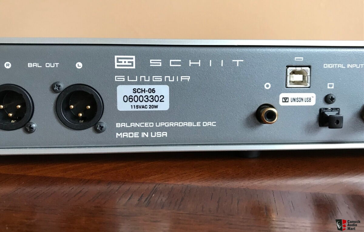Schiit Audio DAC Gungnir Multibit Unison USB Balanced MINT !! Photo ...