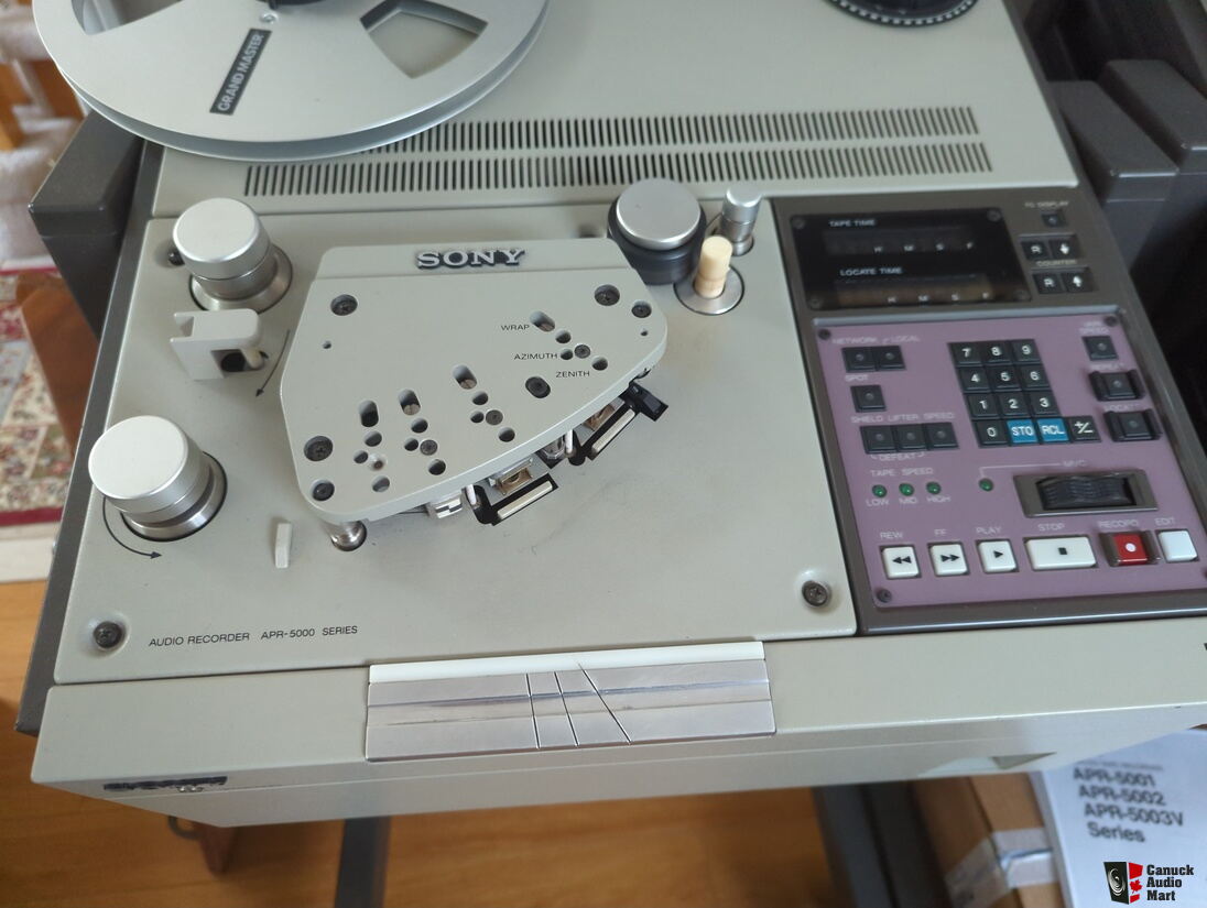 Sony APR-5002 1/4" Mastering Studio Reel to Reel Recorder (Pair) RARE ...