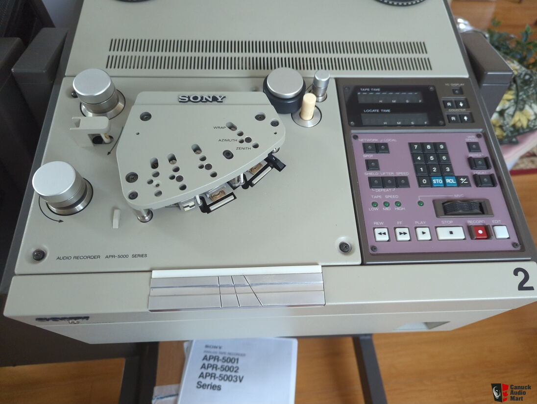 Sony APR-5002 1/4" Mastering Studio Reel to Reel Recorder (Pair) RARE ...