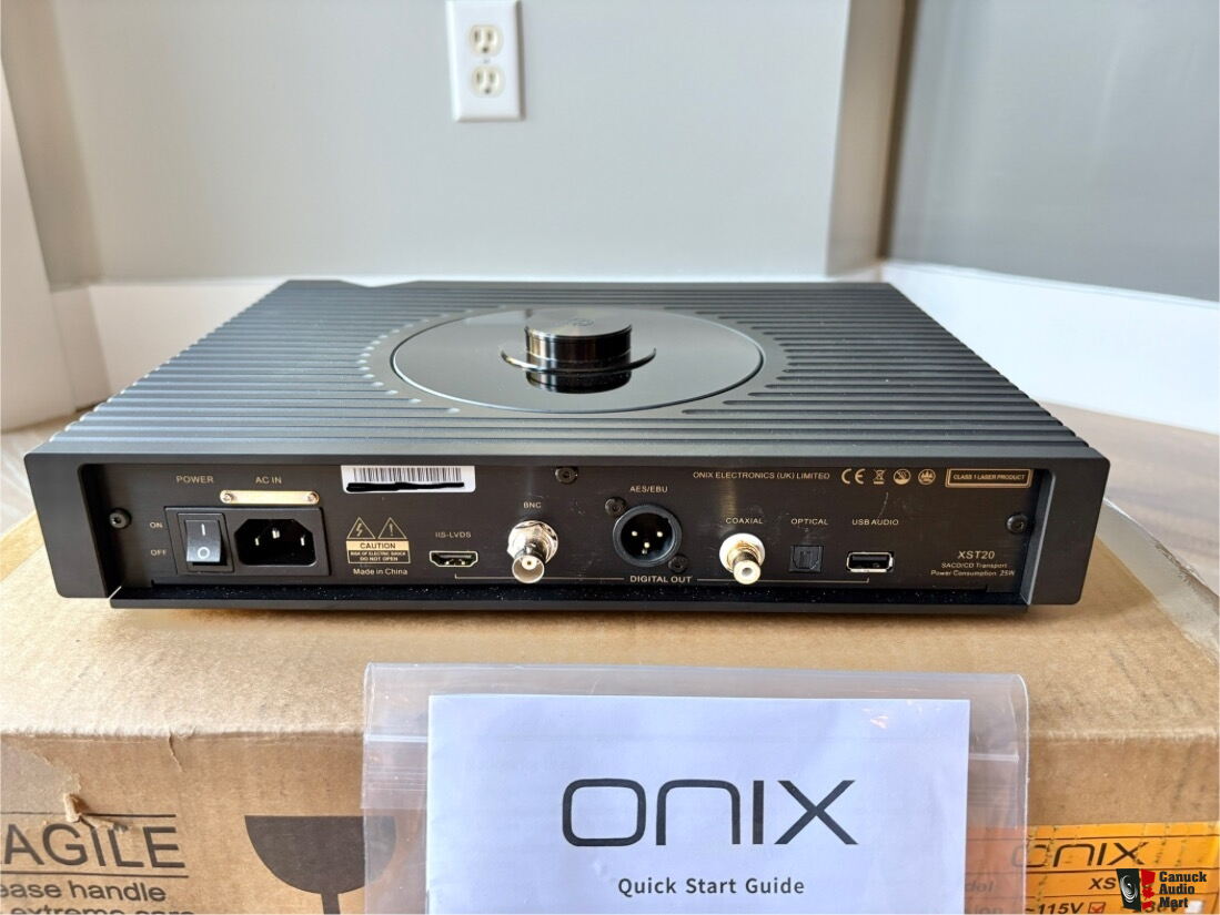 Onix Zenith XST20 SACD/CD Transport Photo #5774079 - Canuck Audio Mart
