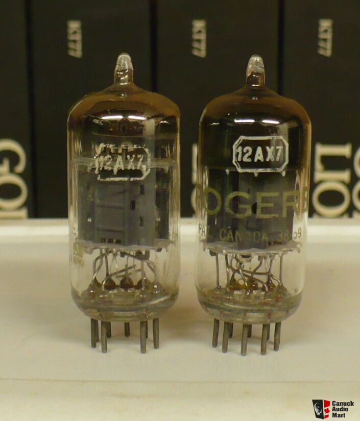Pair Of 1959 Amperex 12ax7 Preamplifier Tubes Same Date Code Price ...