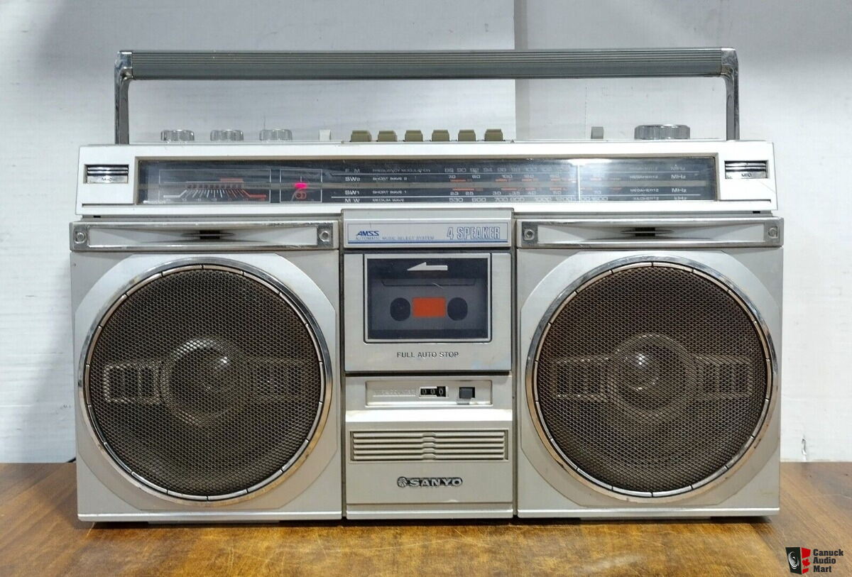 Sanyo M9935K Vintage Boomboxes (2) - FREE for repair or parts Photo ...