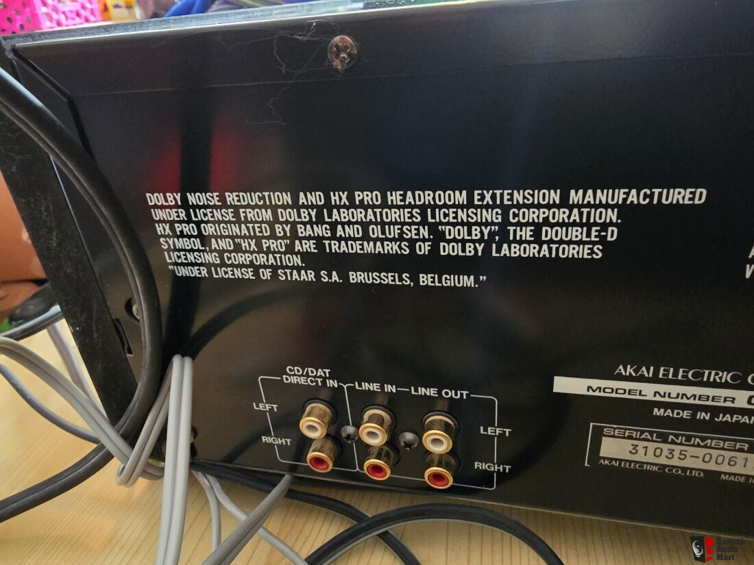 Akai GX-95 Master Reference Stereo Cassette Deck Photo #5818923 - US ...