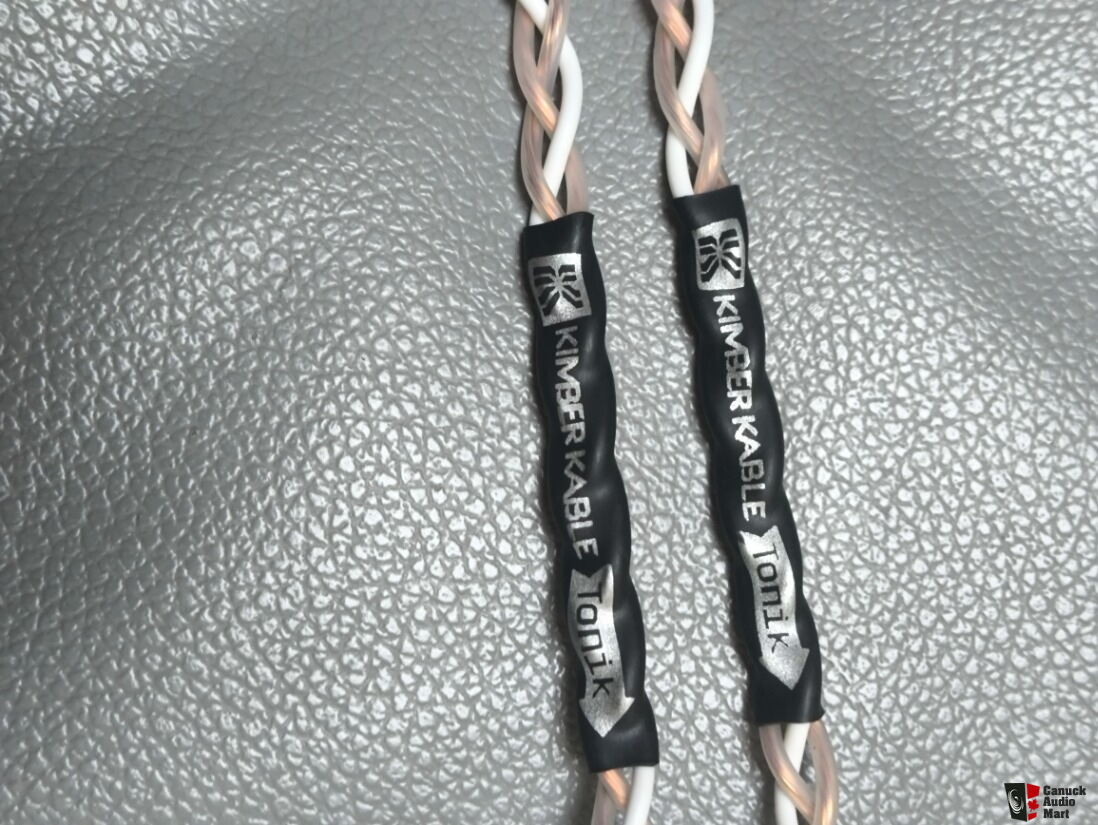 A pair of Kimber Kable Yonik Interconnect 3' 6" Long Photo #5777616 ...