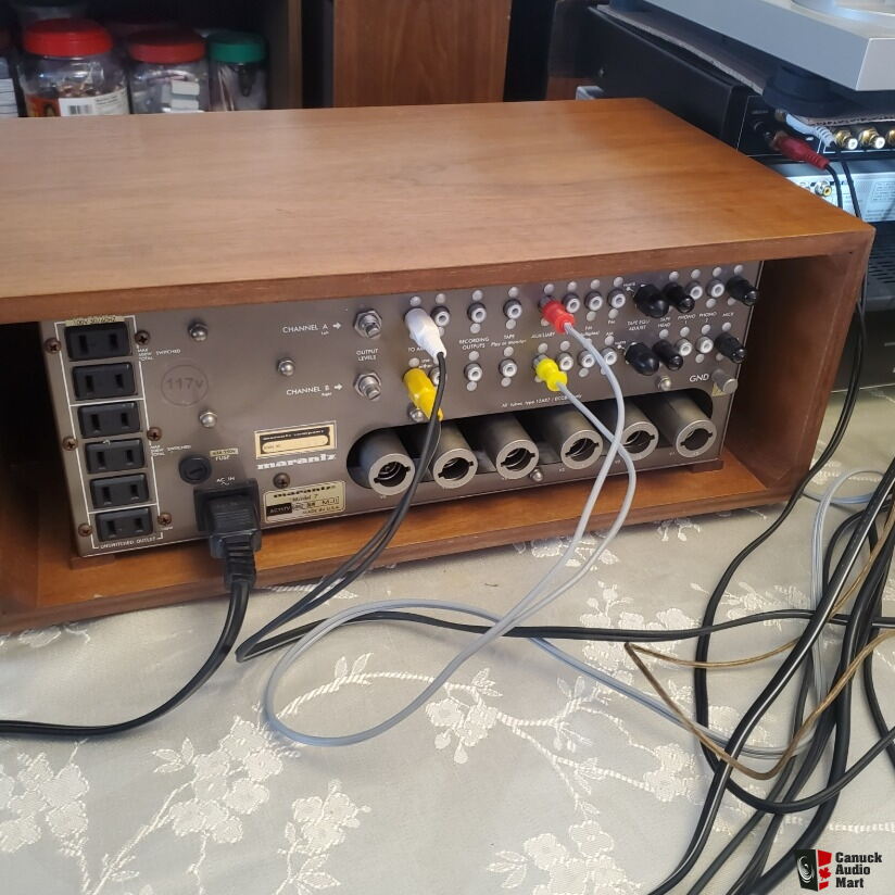 Marantz 7 C Tube Preamp Reissue with wood case // Original triple box ...