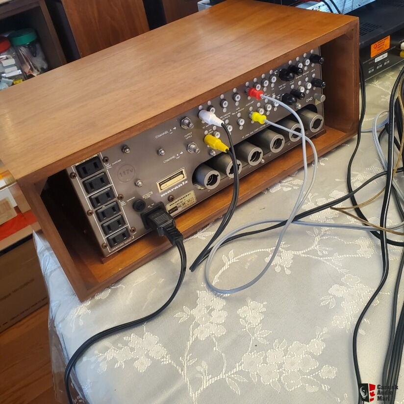 Marantz 7 C Tube Preamp Reissue with wood case // Original triple box ...
