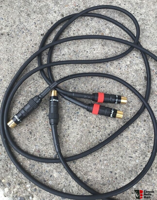 53" Canare L-4E6S Interconnect Cables (Japan) with Swiss Neutrix ProFi ...