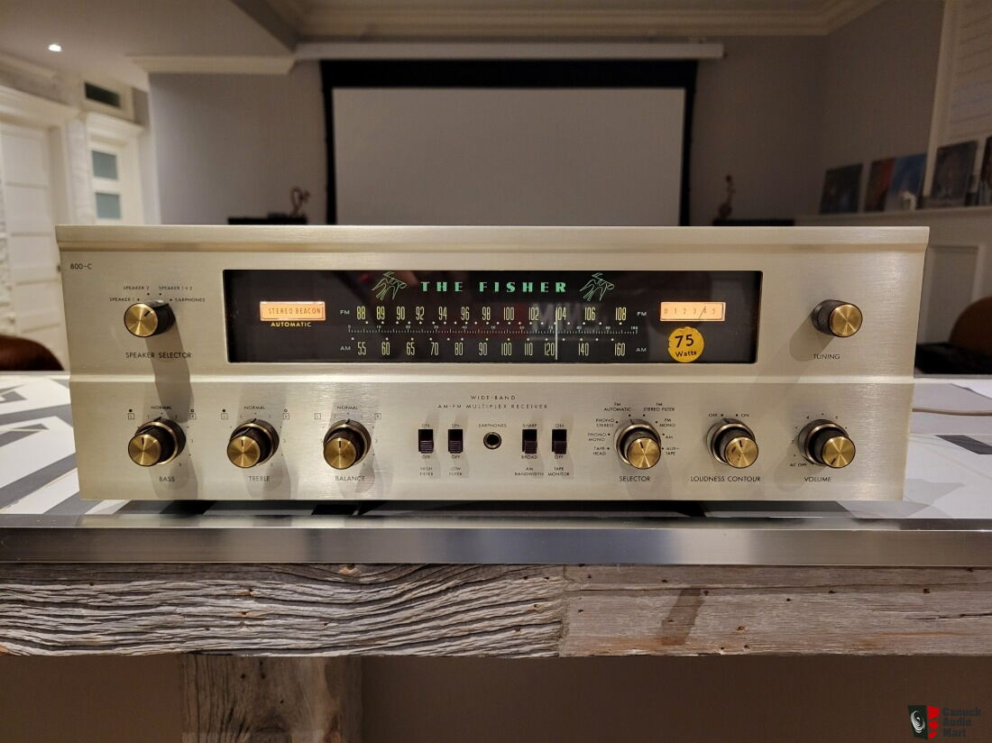 Vintage Classic Tube Stereo Receiver Fisher 800C For Sale - Canuck ...