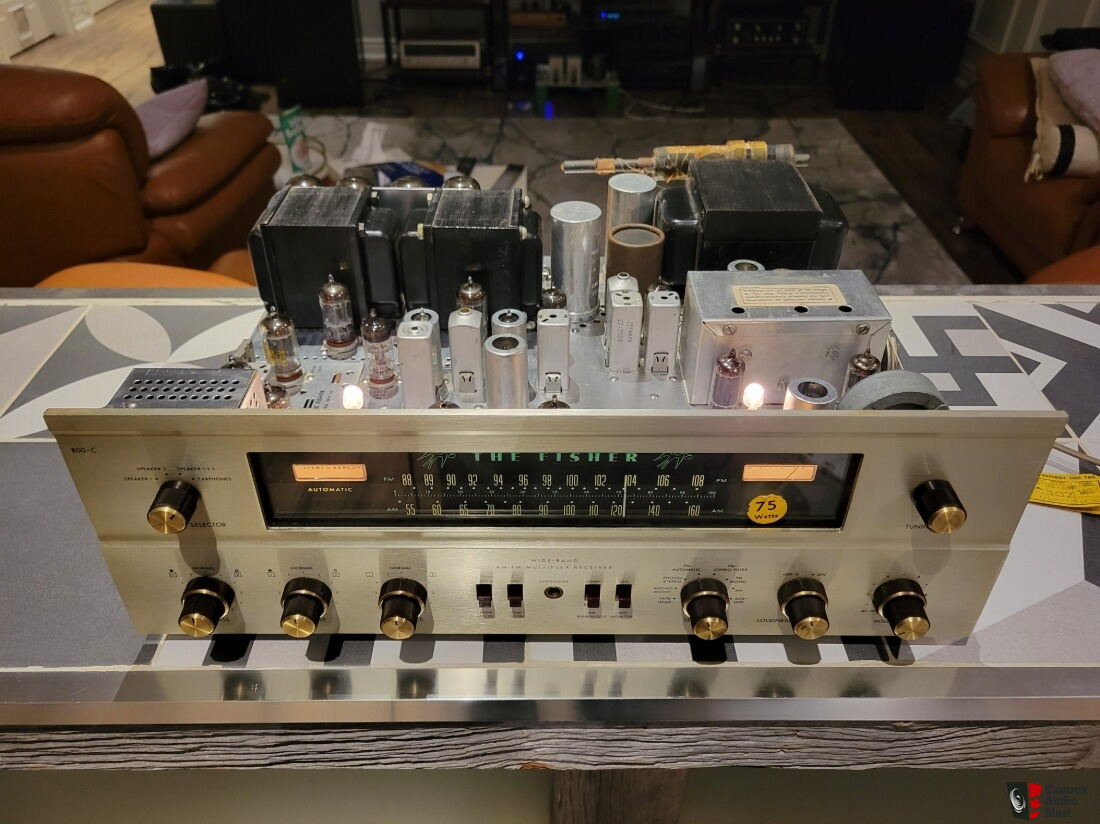 Vintage Classic Tube Stereo Receiver Fisher 800C Photo #5780048 ...