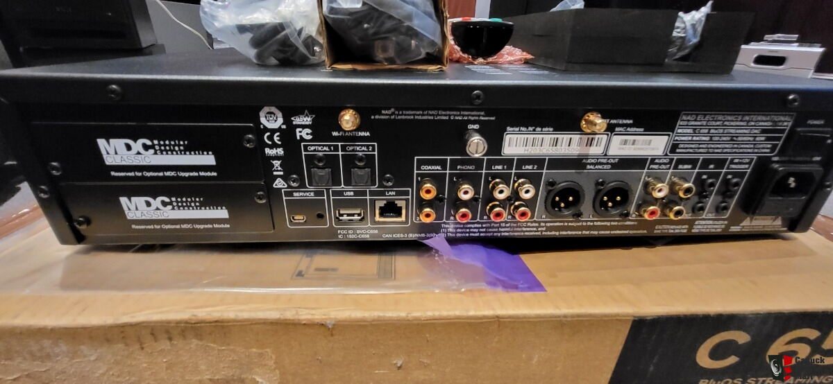 Nad C658 Preamp Phono Streamer 32Bit EssDac XLR SubOut Wi-Fi BT Photo ...