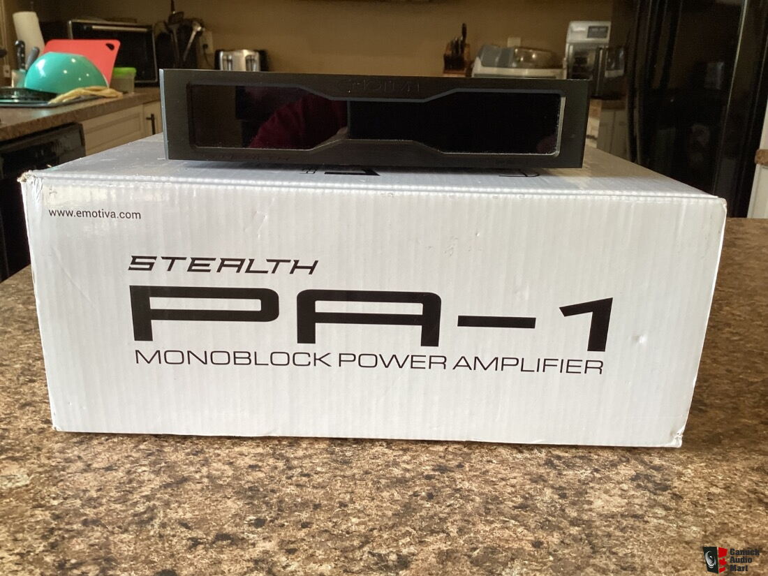 Emotiva Stealth PA-1 Mono Block Amplifier For Sale - Canuck Audio Mart