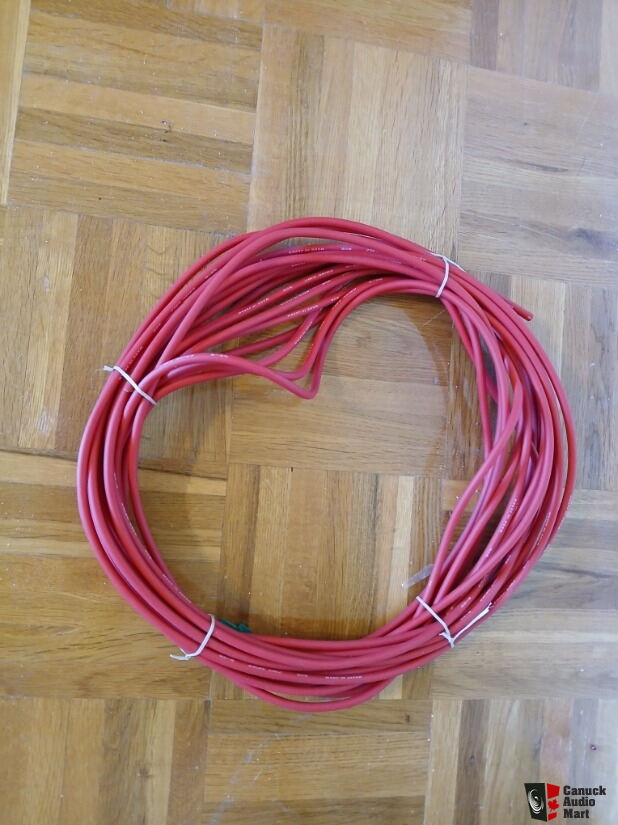Canare Audio cable :GS-6 , 50 feet Fire Red color (Phono cable ) Best ...