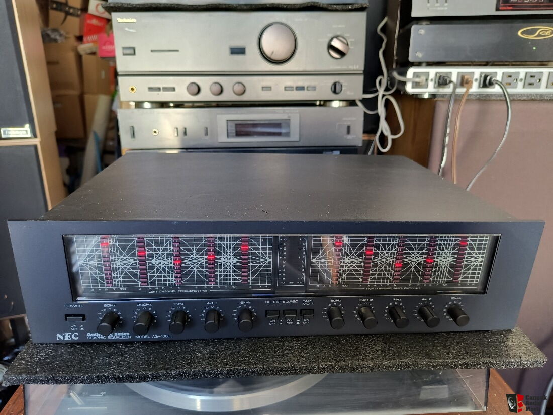 NEC AG-100E 5-band stereo equalizer For Sale - US Audio Mart