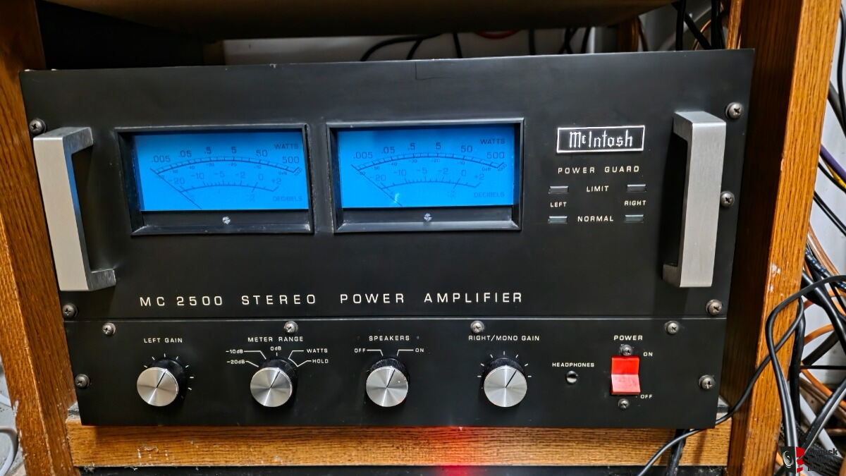 McIntosh MC2500 Amp + C34V Preamp + SCR2 Recently Serviced+ bonus ...