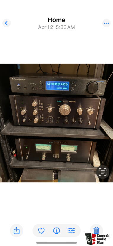 Sansui ca and ba 2000, Cambridge magic dac and klipsch ref-82 Photo ...