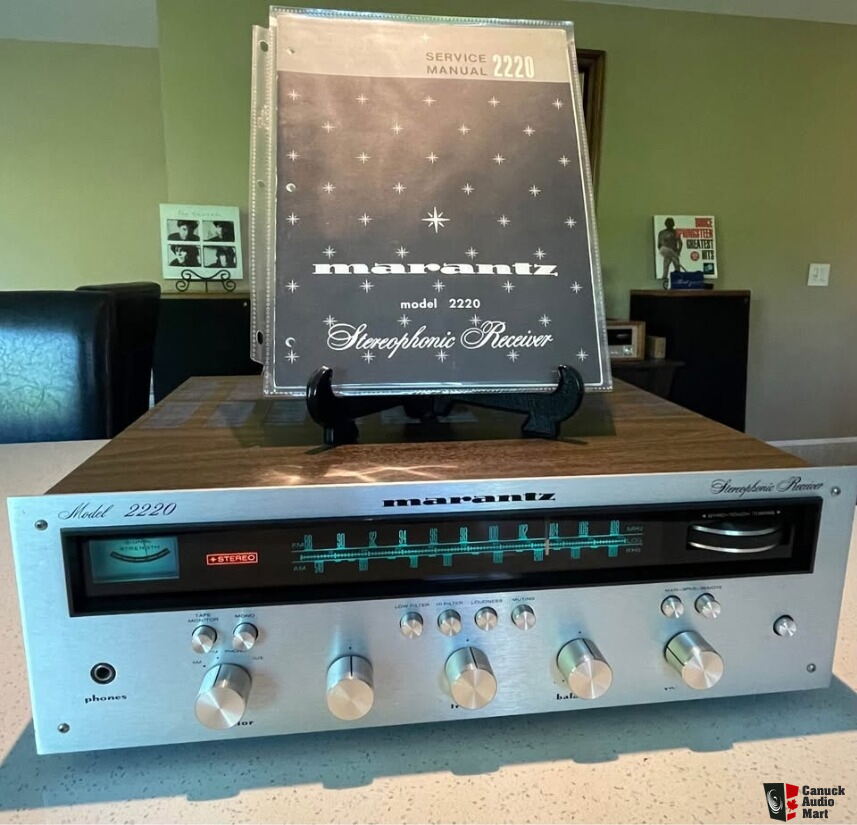 Marantz 2220 Stereo Receiver with OEM Service Manual For Sale - Canuck ...