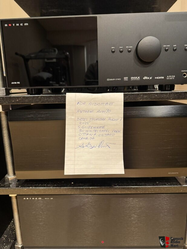 Anthem AVM90 Photo #5789203 - Canuck Audio Mart