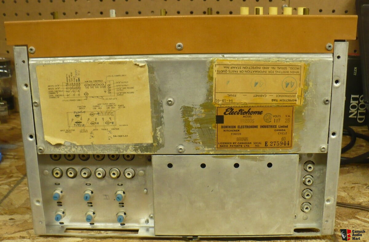 Electrohome VA-200S Stereo Tube Preamplifier Photo #5790203 - Canuck ...