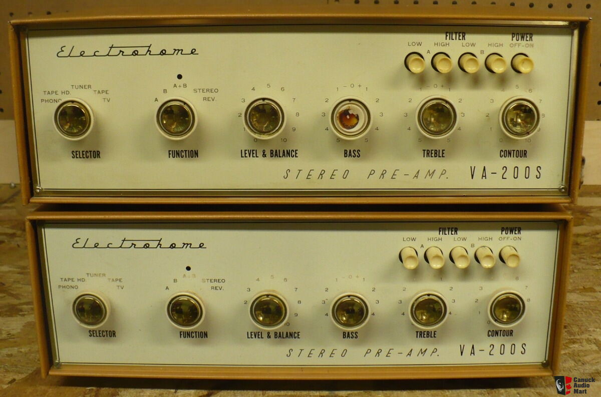 Electrohome VA-200S Stereo Tube Preamplifier Photo #5790209 - Canuck ...