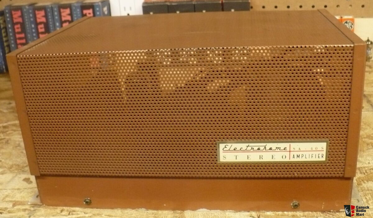 Electrohome SA-40 Stereo 6V6 Tube Amplifier Needs Work For Sale ...
