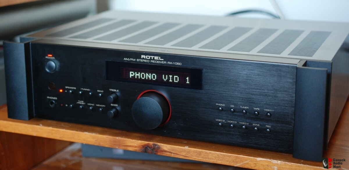 Rotel RX-1050 AM/FM Stereo Receiver with Original Manual and Remote ...