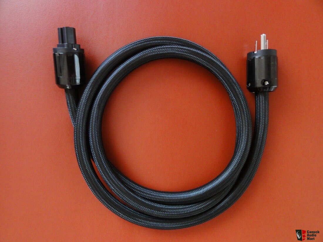 High End 10 Gauge Power Cable with Rhodium Contacts - 6 Feet Long ...