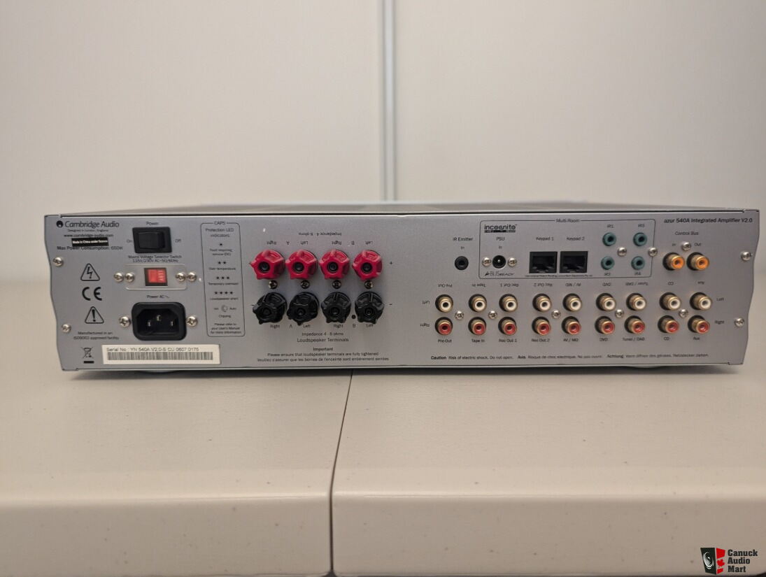 Cambridge Audio Azur 540a V2 in Silver Photo #5795128 - Canuck Audio Mart