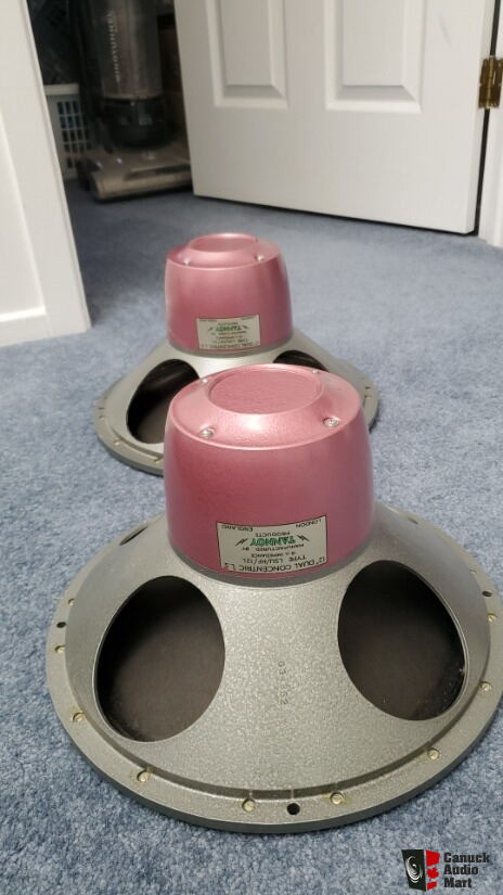 Tannoy 12" Red Monitors / Orange Dust Cover / with Original Crossovers ...